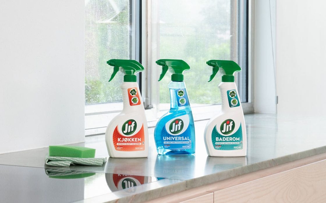 Nye Jif Sprayer: Mildere og like effektive | Vasketips | Jif